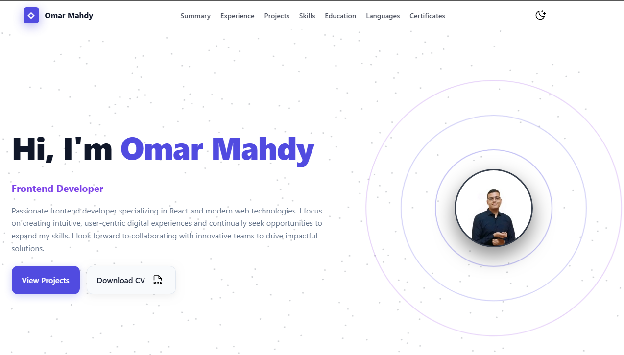 Omar Mahdy – Frontend Developer
